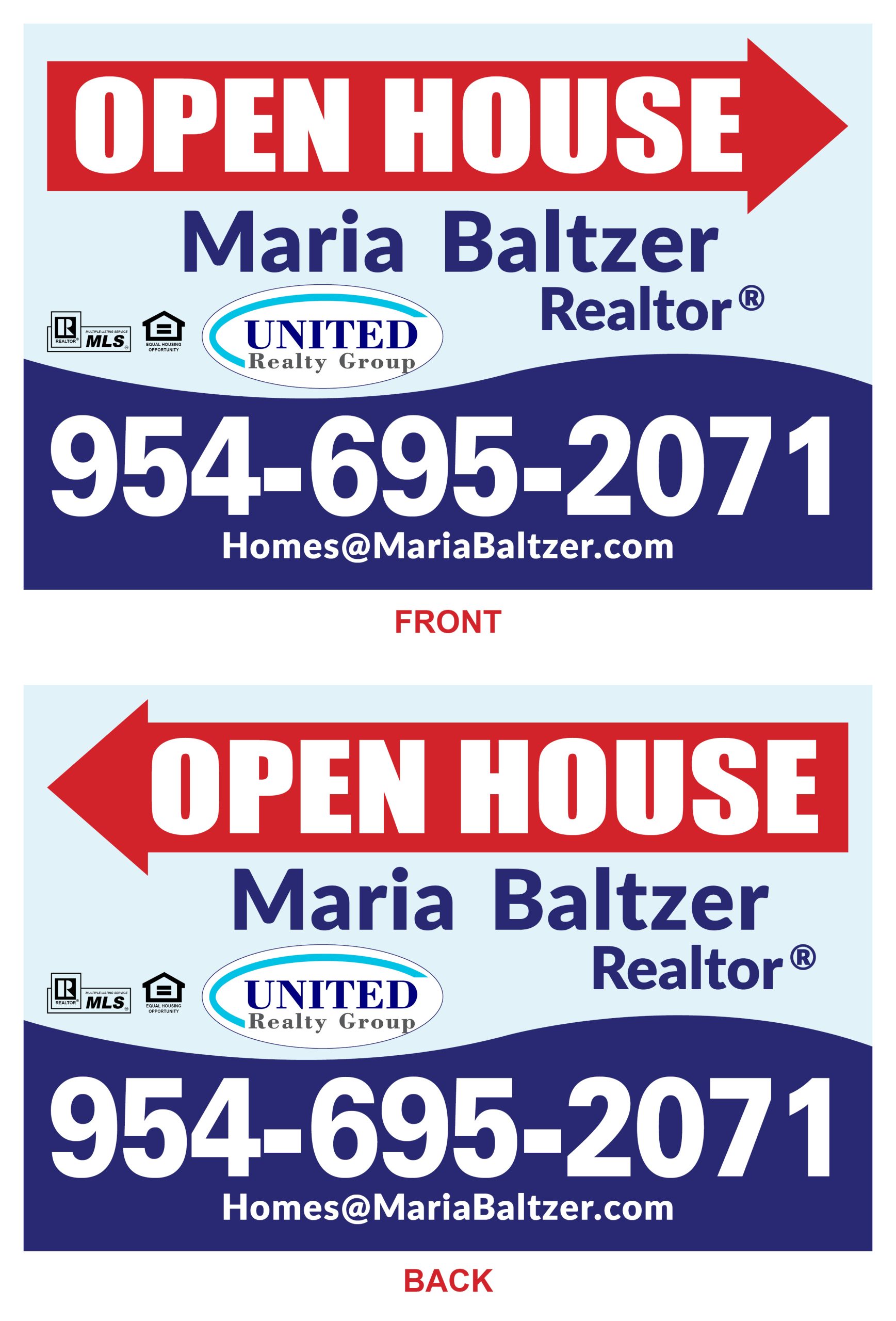 Open House Signs